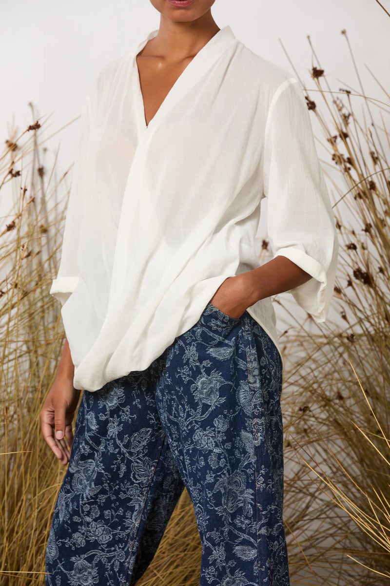 M.A Dainty - Toggle Shirt (Milk) – G & T on Grant